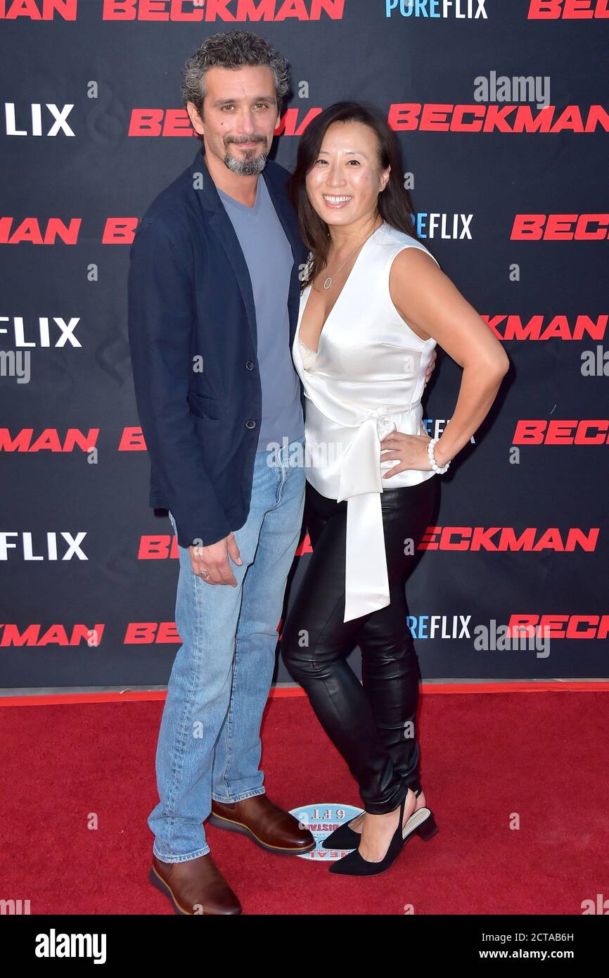 Xander Bailey attending the premiere of Pure Flix's 'Beckman' film at ...