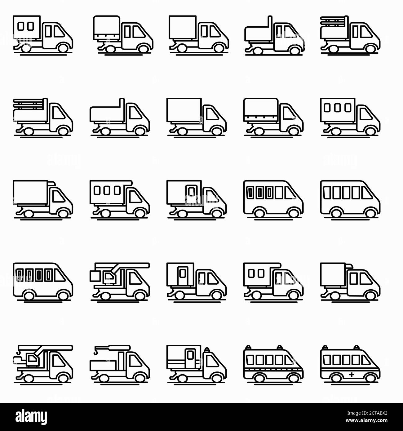 Transport truck 3 Stock Vector Images - Alamy