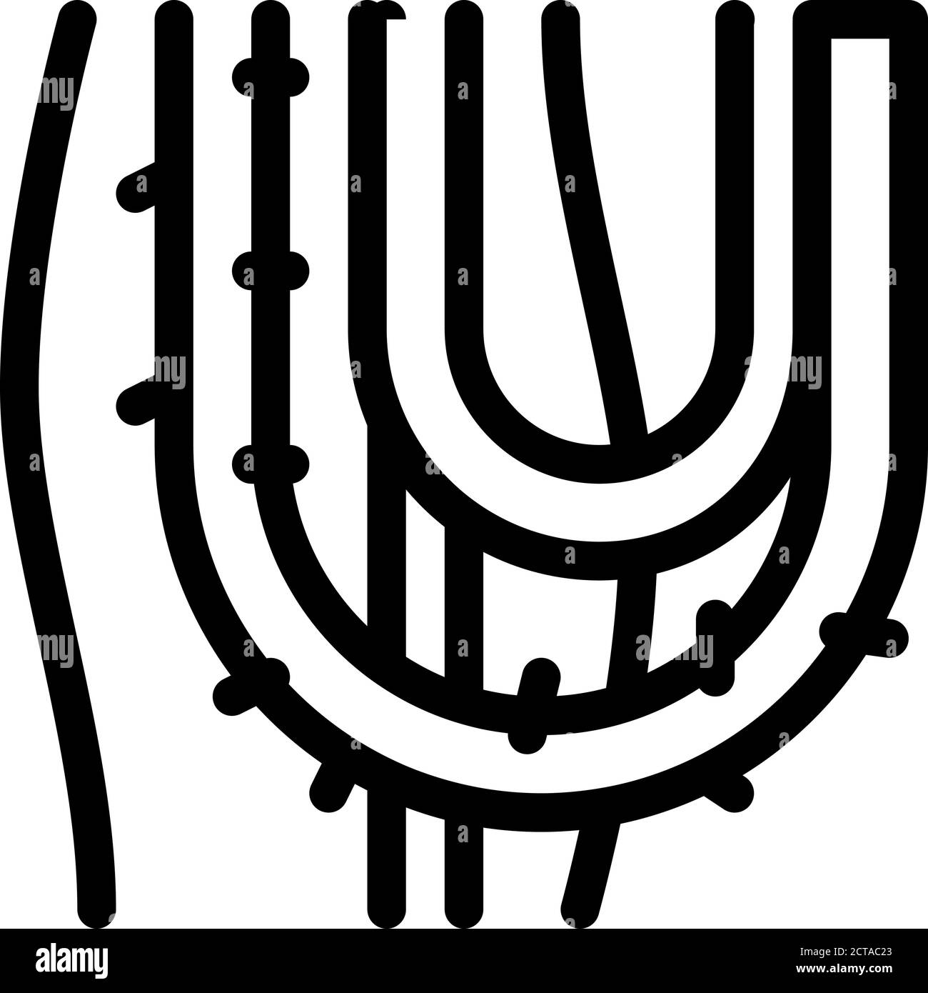 liana plant icon vector outline symbol illustration Stock Vector Image ...