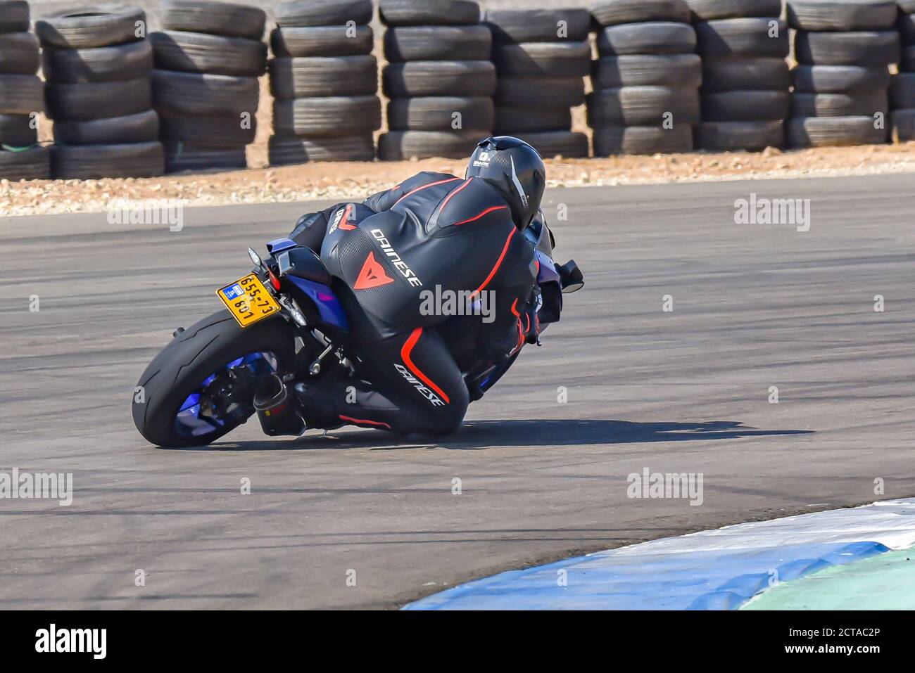 Motorbike racing in circuit. Photographed in Israel Stock Photo - Alamy