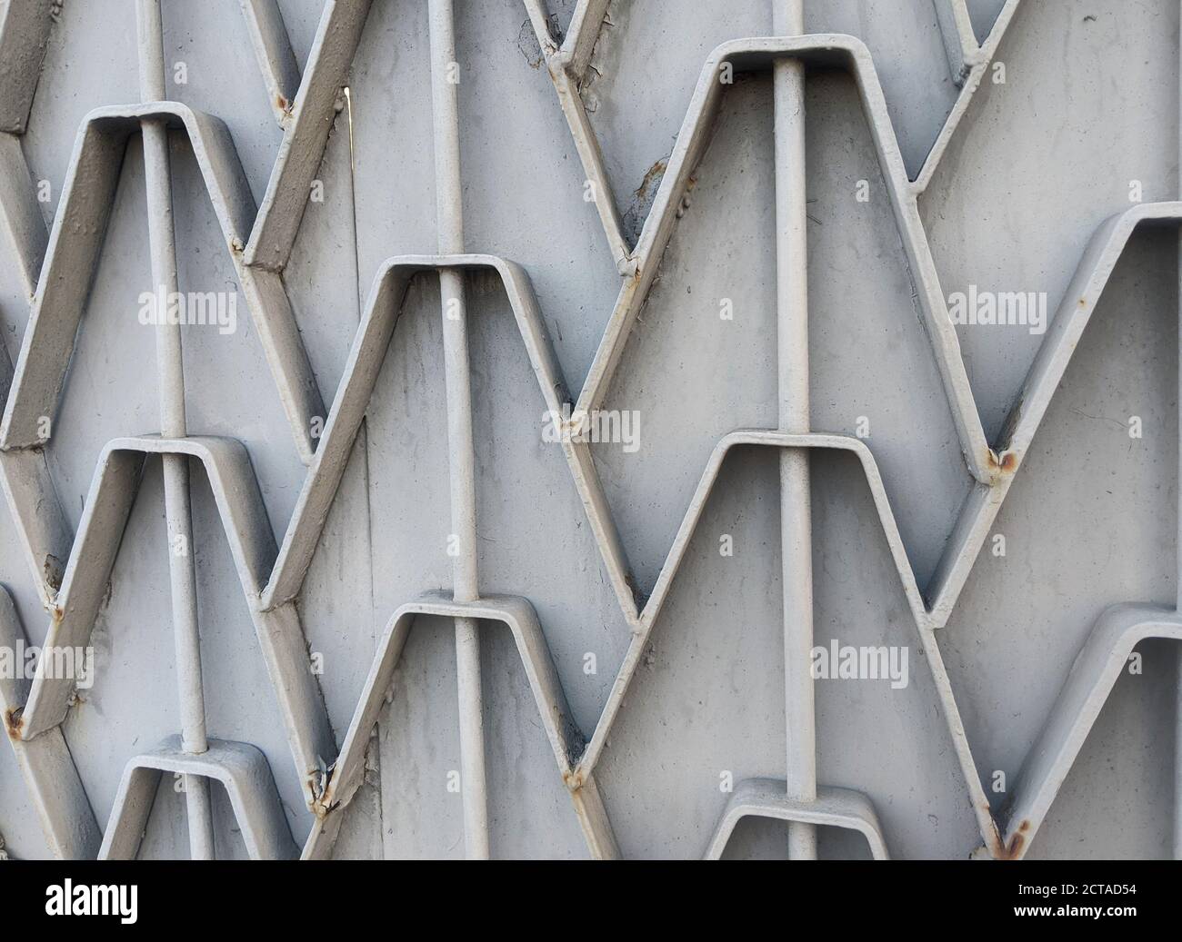 Grey metal gate pattern detail Stock Photo - Alamy