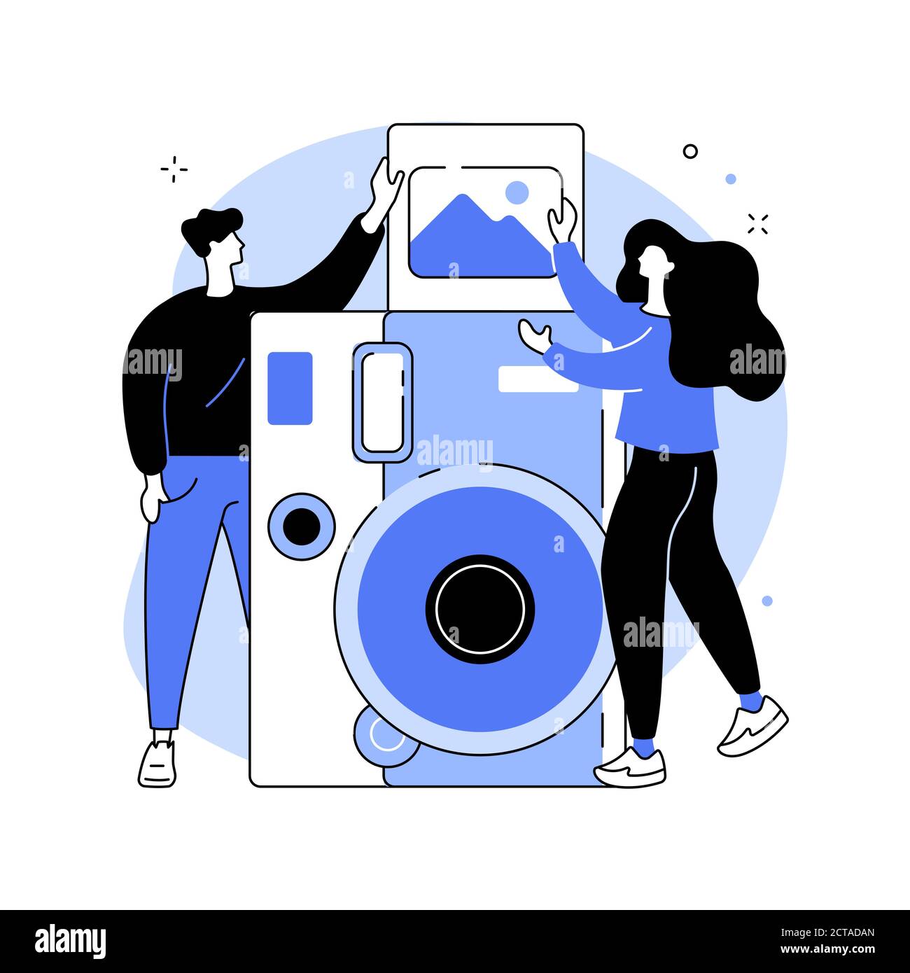 Photography Workshop Abstract Concept Vector Illustration Stock Vector