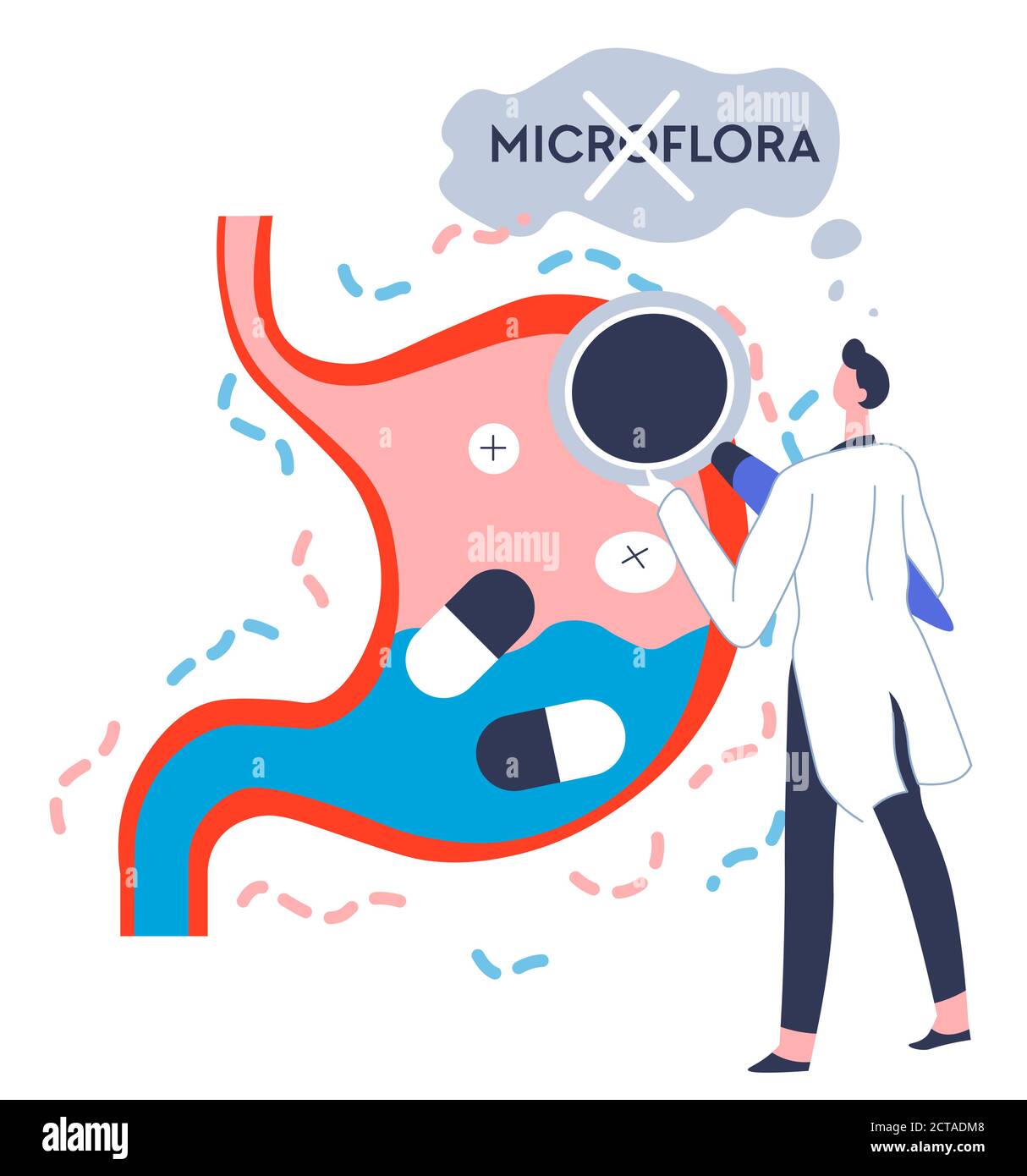 Probiotic microflora Cut Out Stock Images & Pictures - Alamy