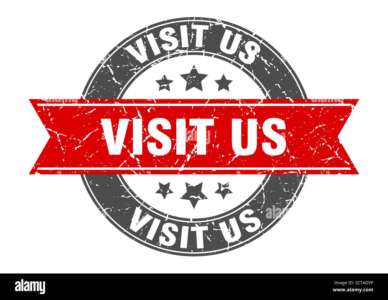 Visit us at stamp hi-res stock photography and images - Alamy