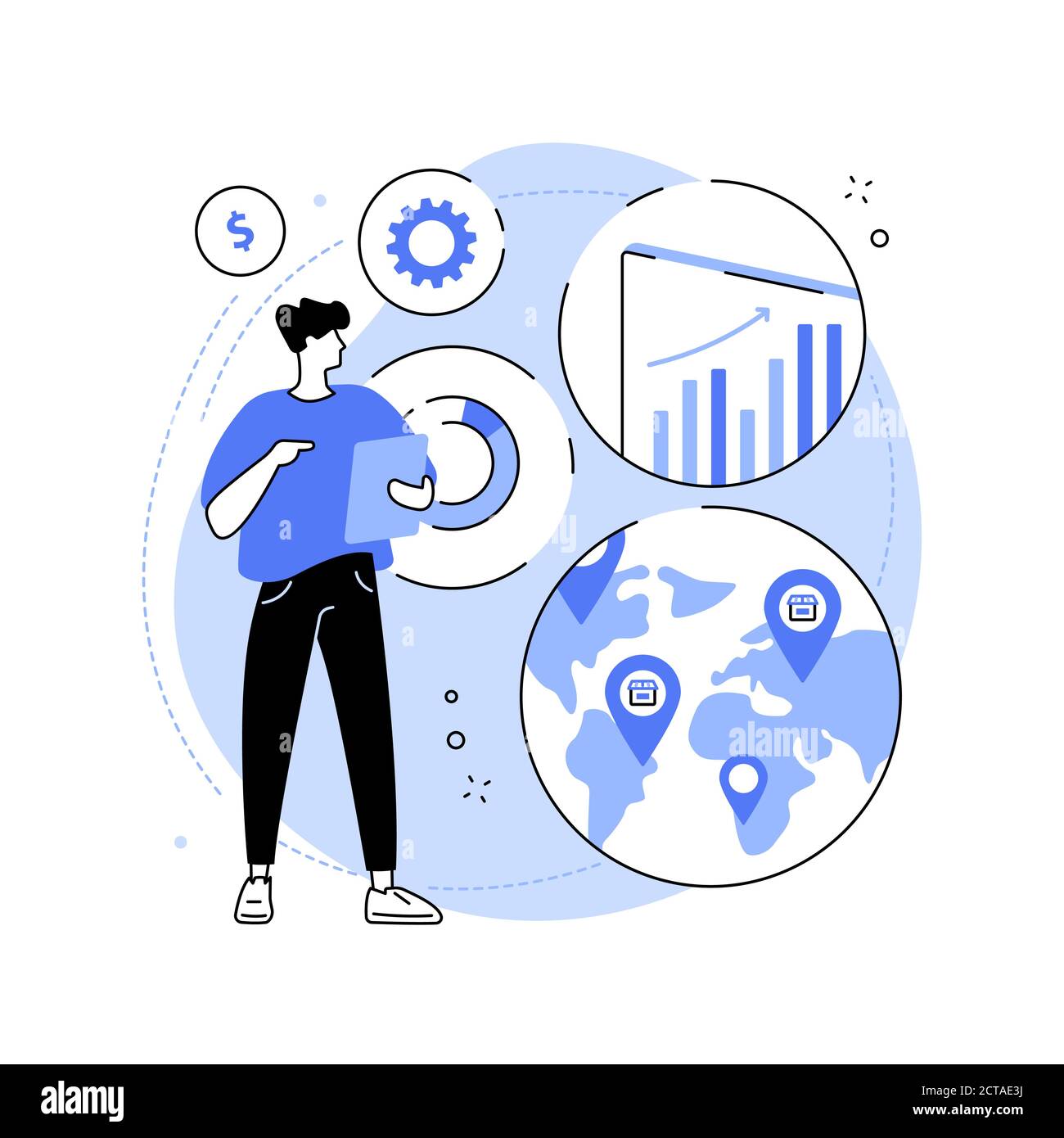 Business opportunity abstract concept vector illustration Stock Vector ...