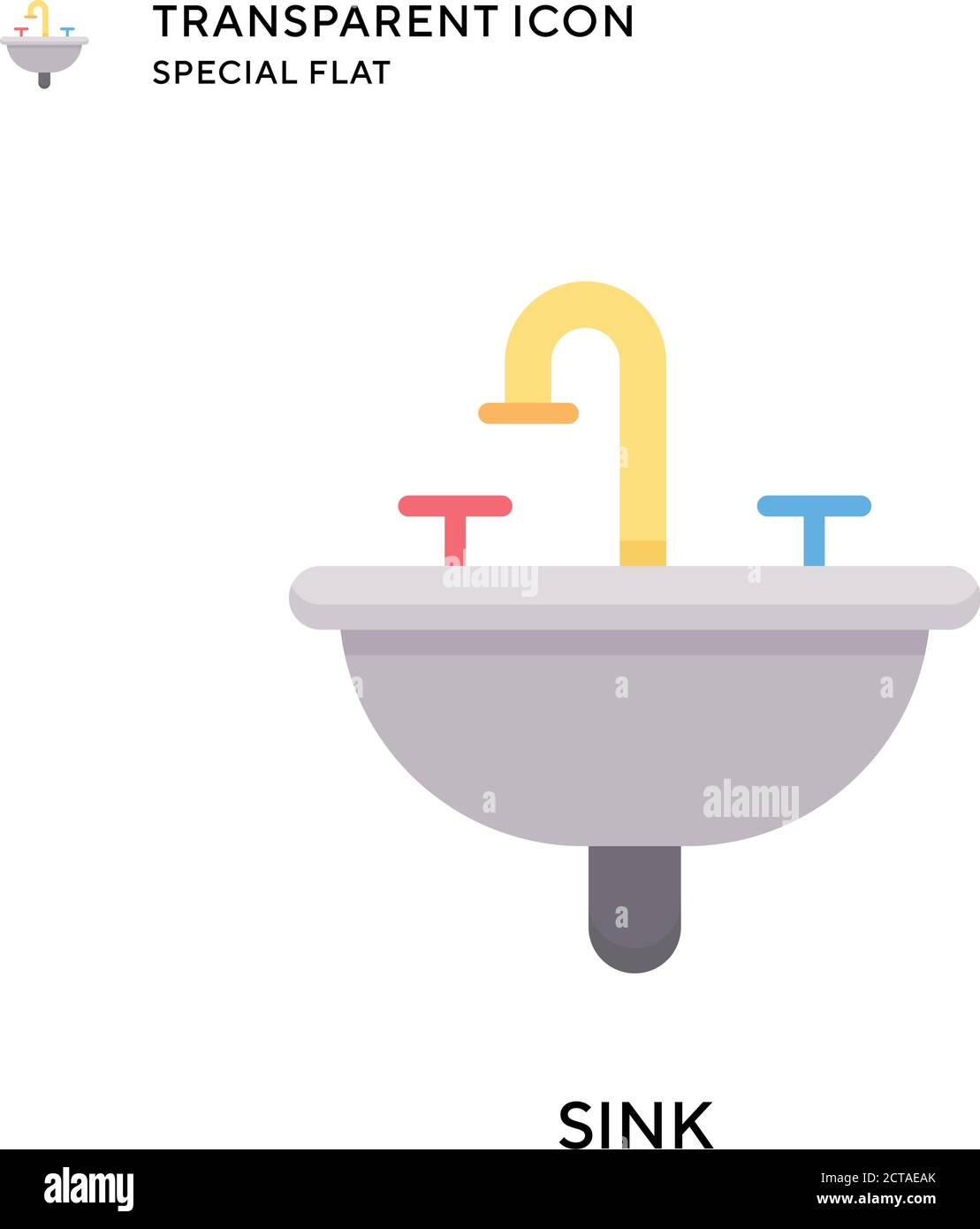 Counter top wash basin Stock Vector Images - Alamy