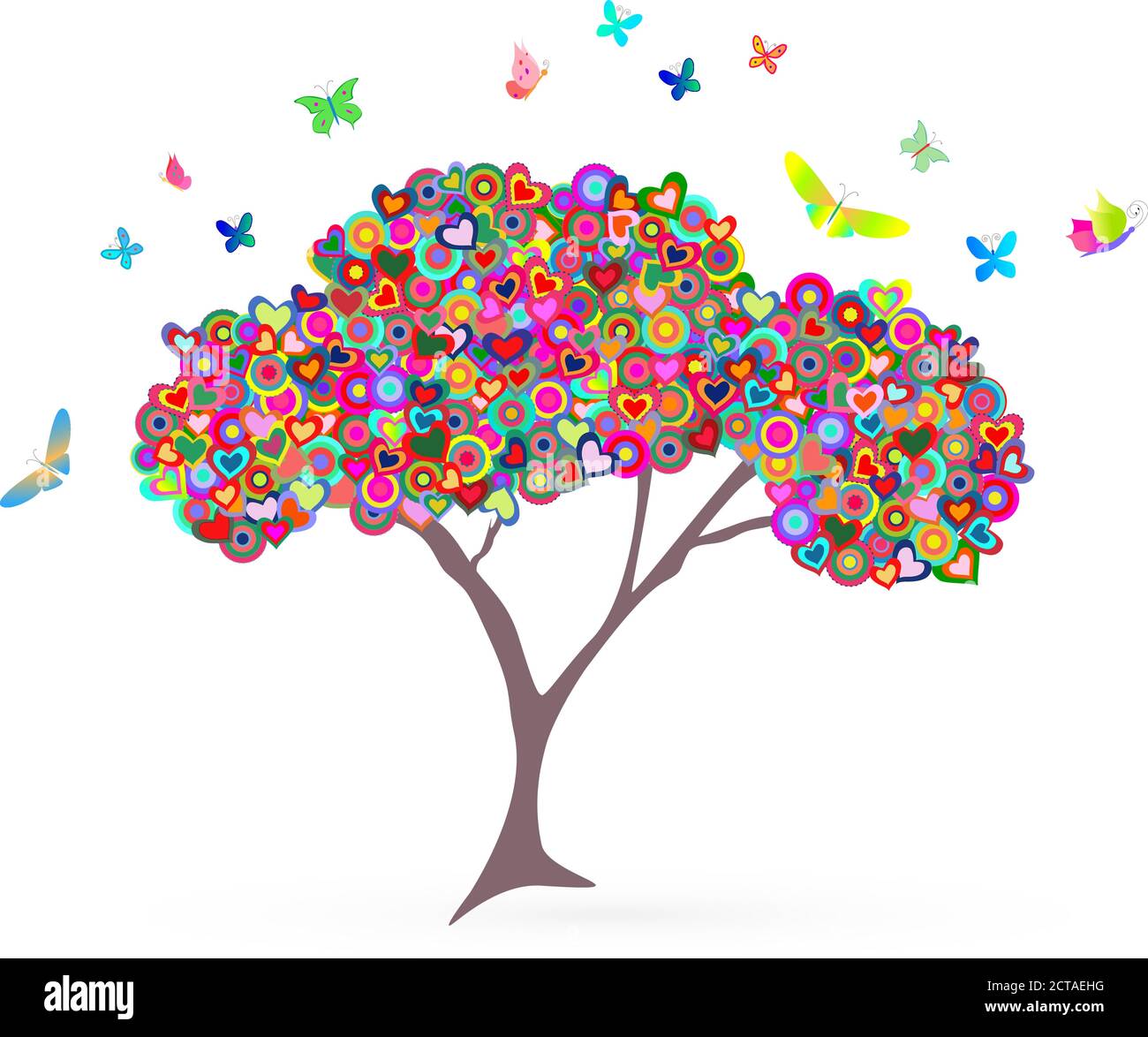 Fashionable butterfly Stock Vector Images - Alamy