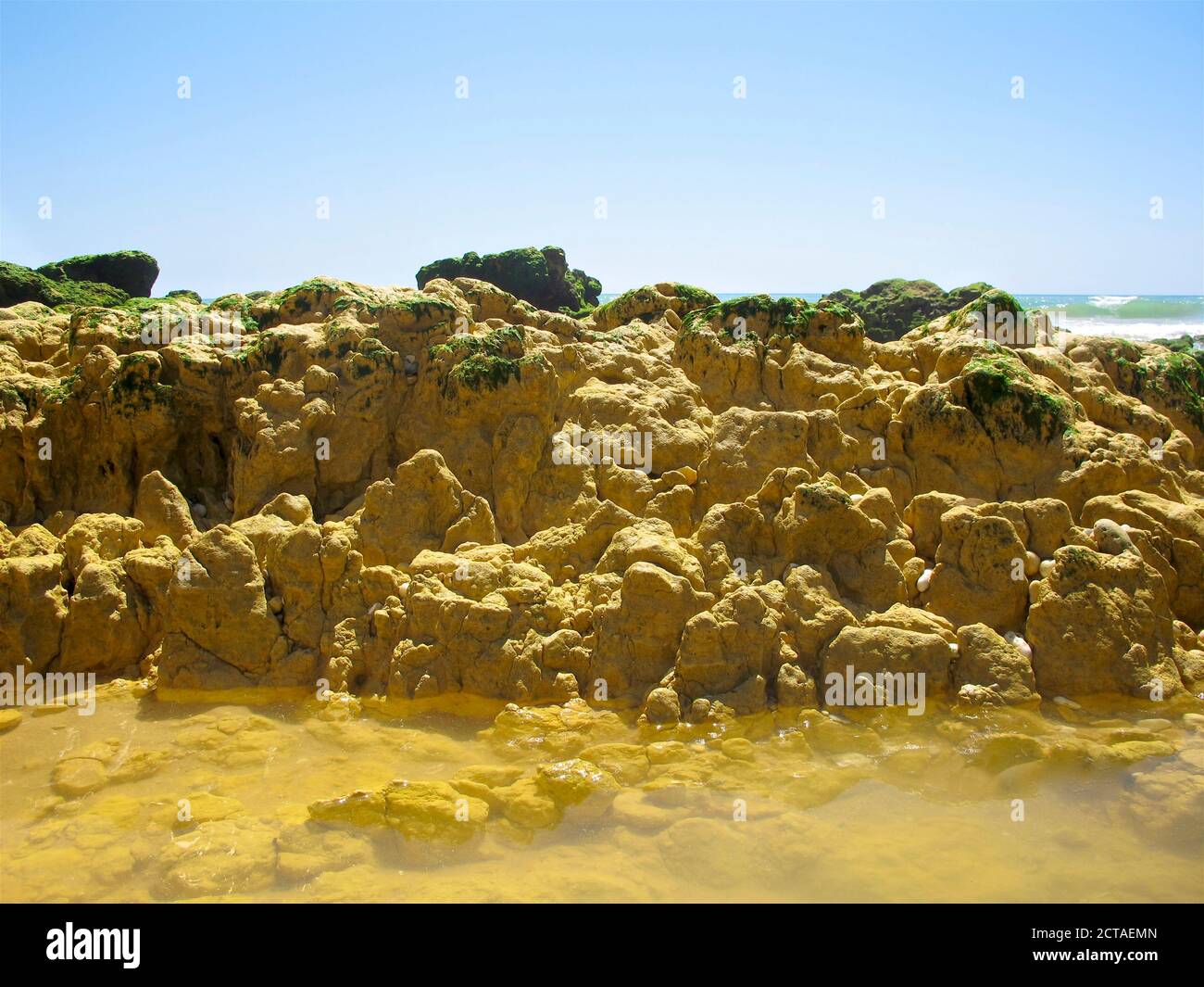 view of a rock pool Stock Photo - Alamy