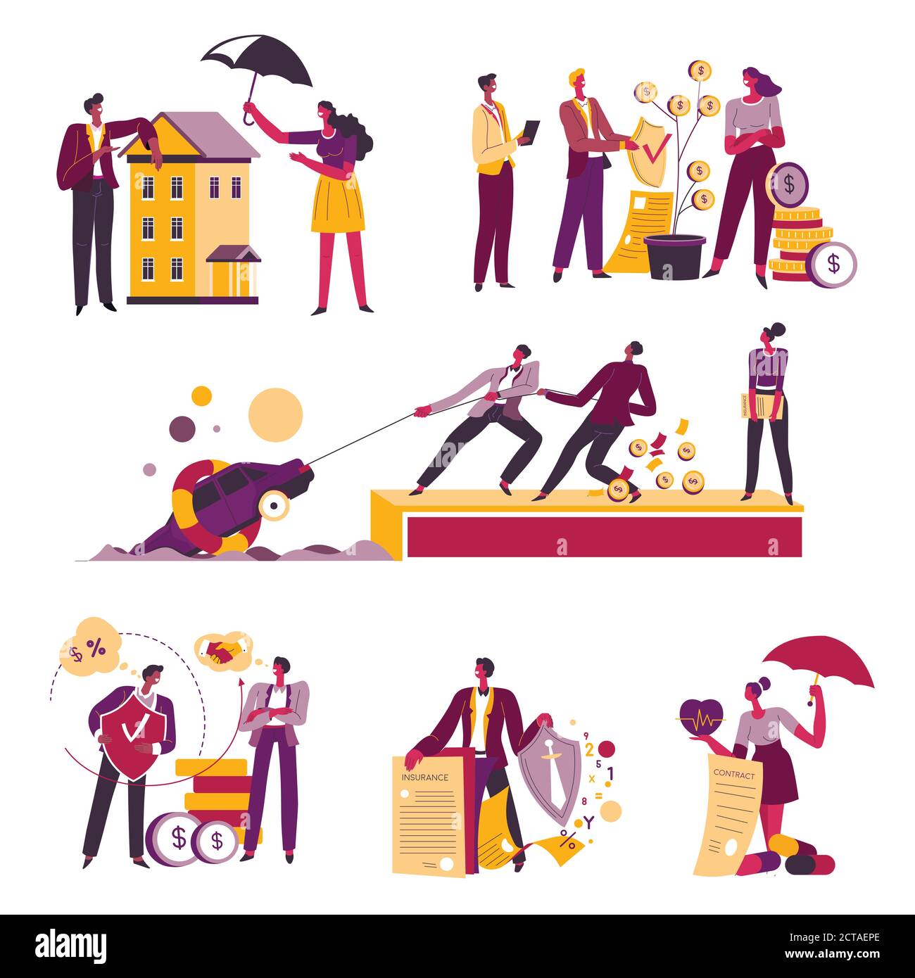 Property management agreement Stock Vector Images - Alamy