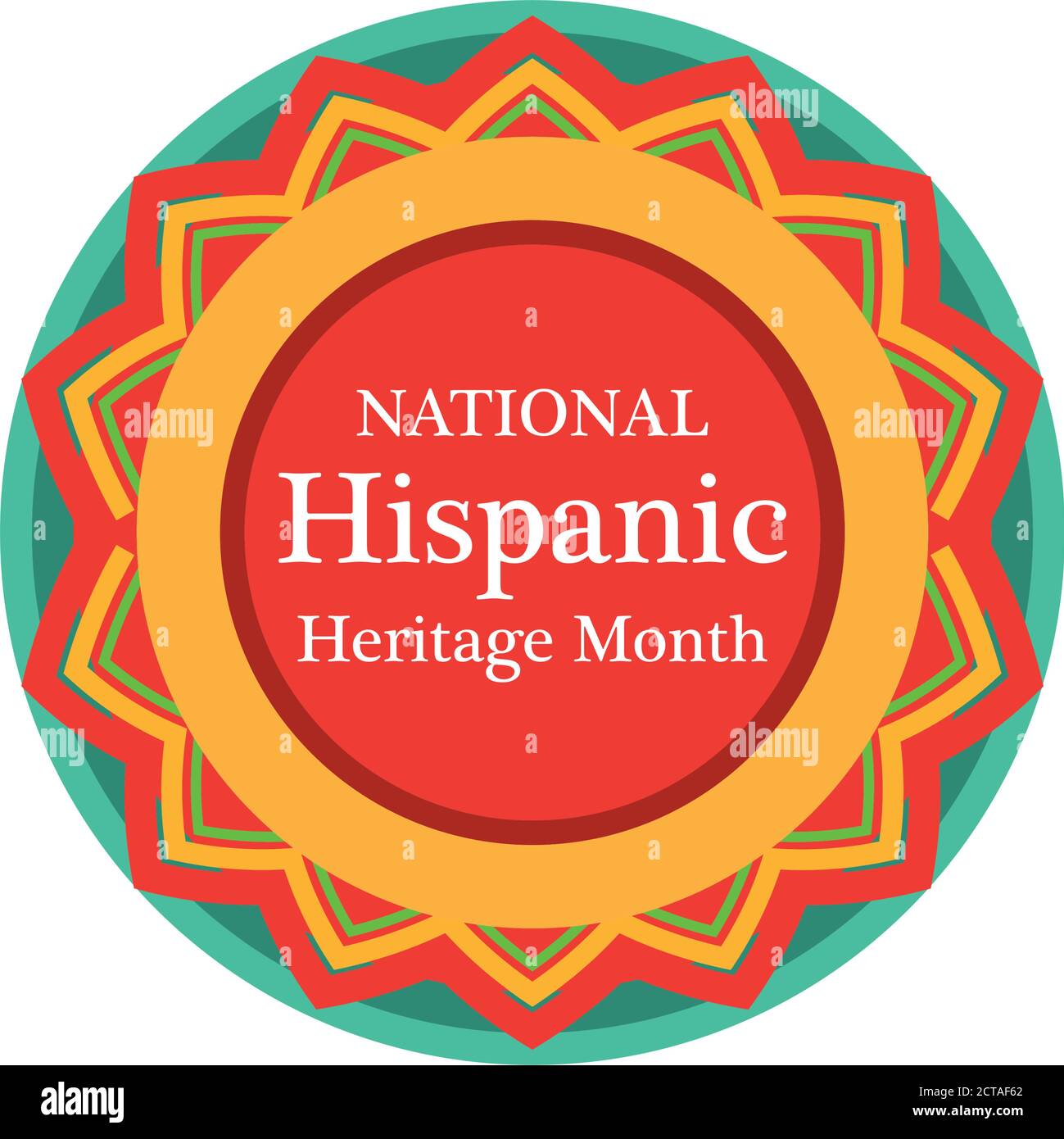 national hispanic heritage month in seal stamp design, culture and ...