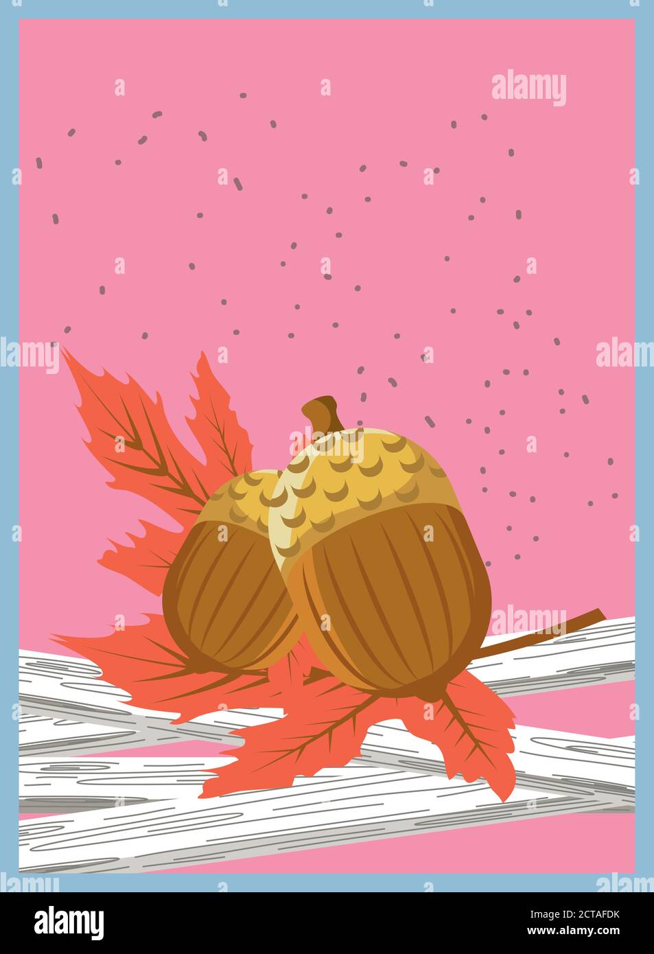 Autumn leaves design, season nature ornament garden decoration and ...