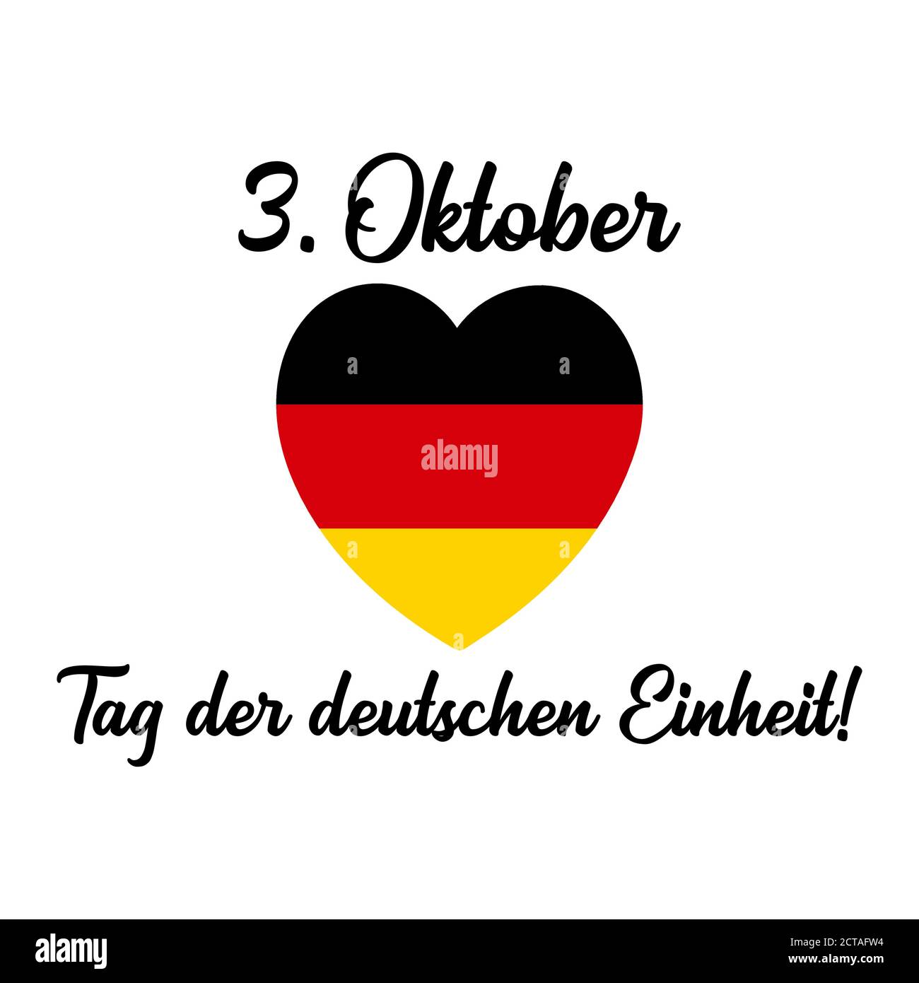 Hand sketched Beer Mug with Prost auf die deutsche Einheit quote in ...