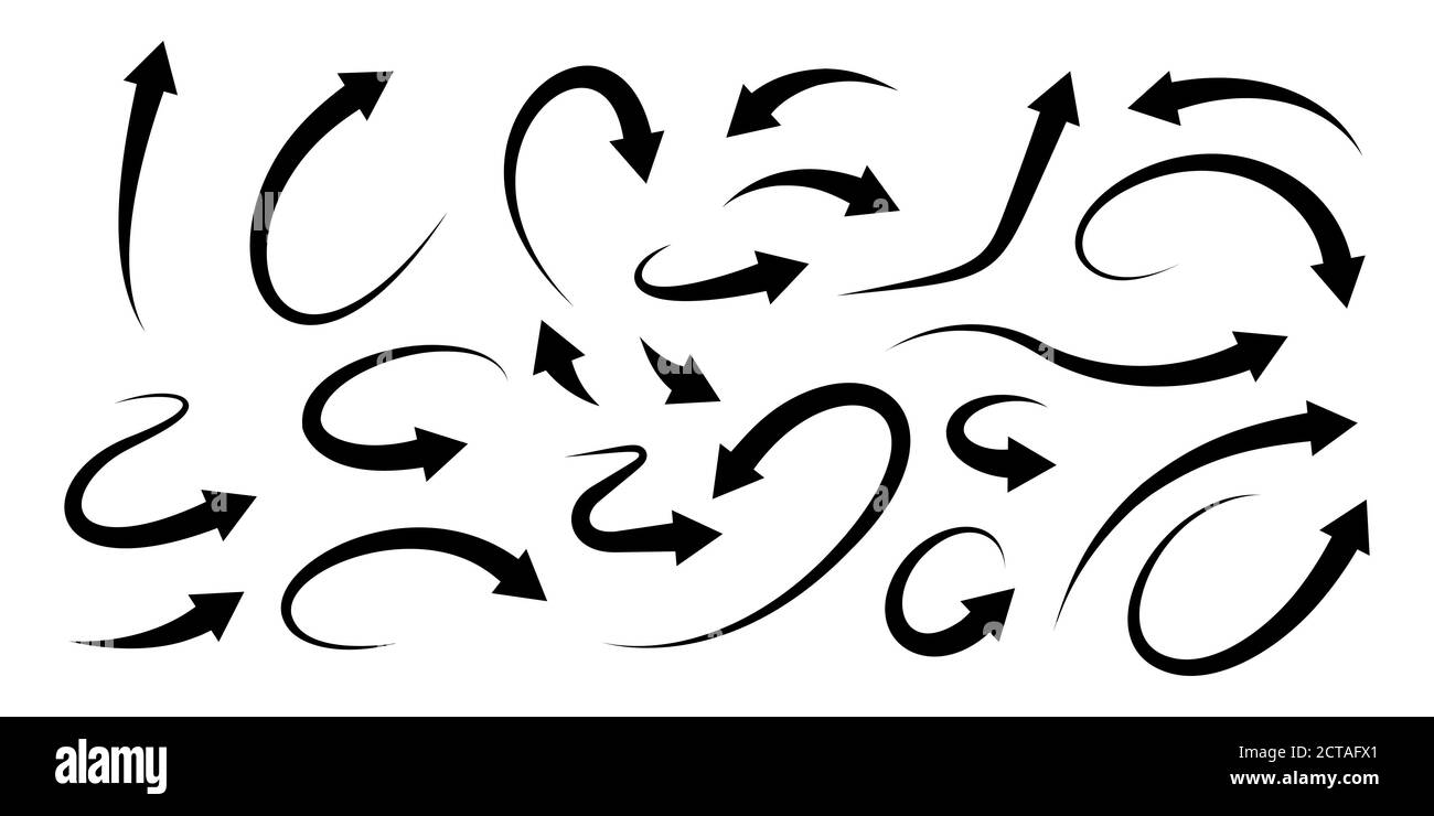 Arrows vector collection Stock Vector Image & Art - Alamy