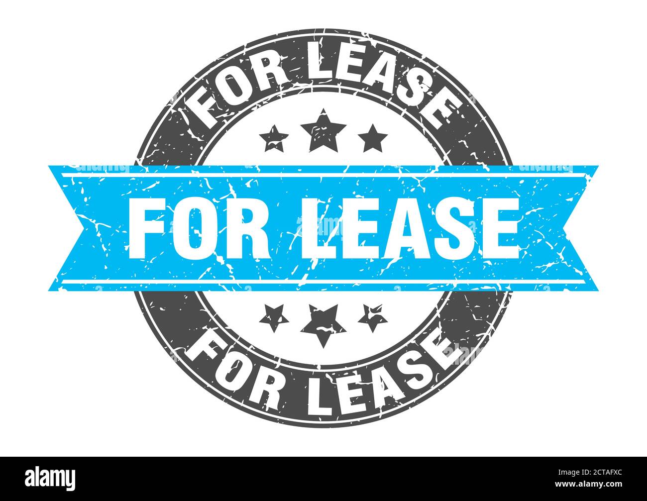 for lease round stamp with ribbon. sign. label Stock Vector Image & Art ...