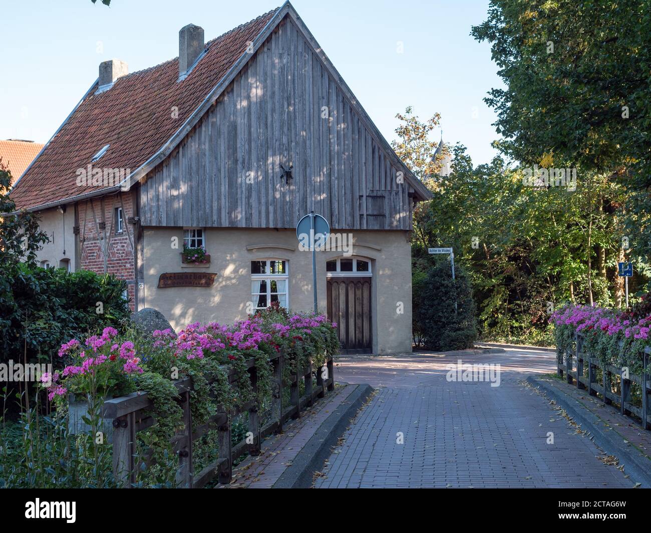 the small german village of gemen Stock Photo - Alamy