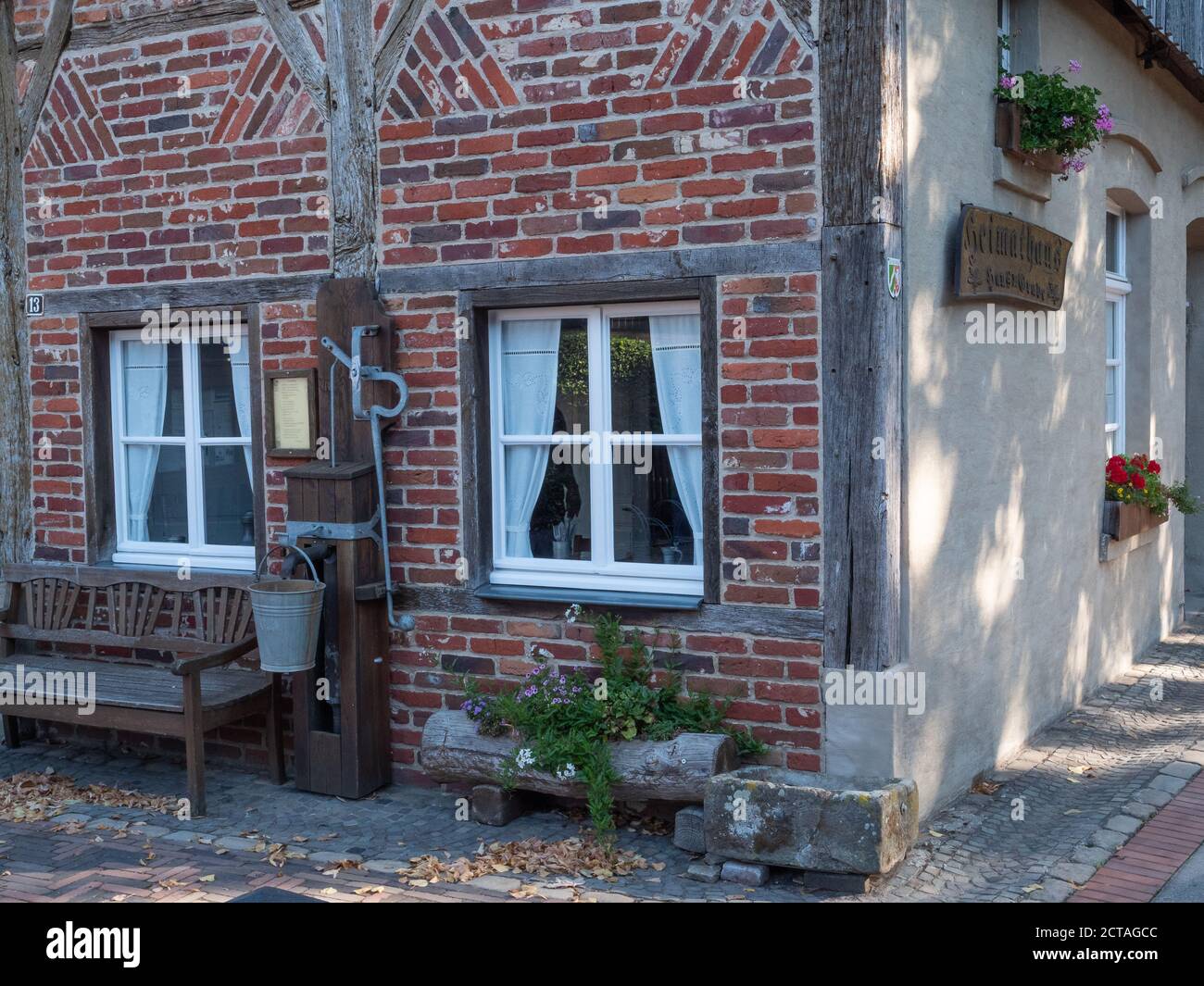 the small german village of gemen Stock Photo - Alamy