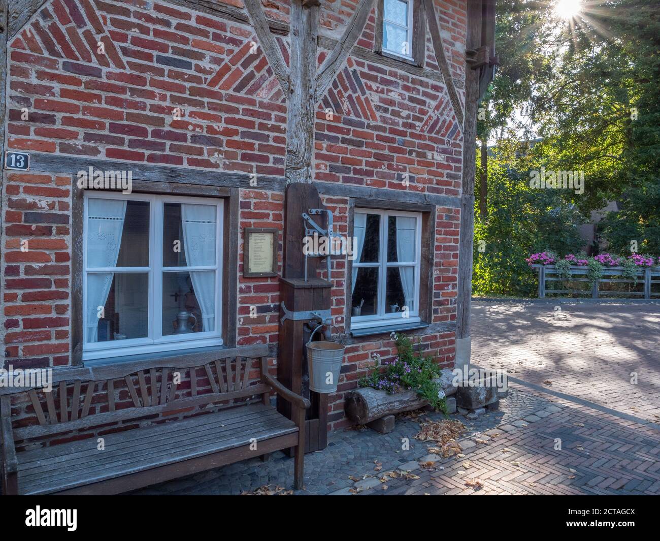 the small german village of gemen Stock Photo - Alamy