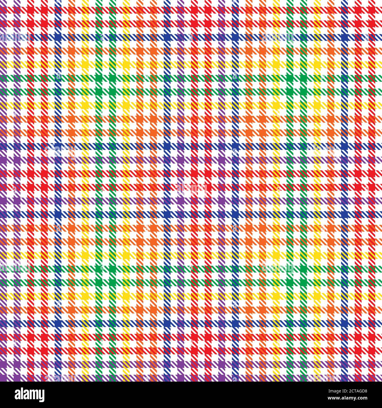 Rainbow Glen Plaid textured seamless pattern suitable for fashion ...