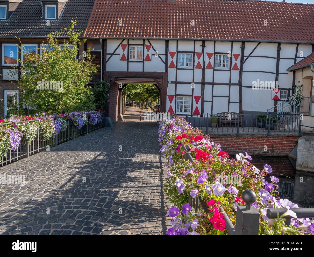 the small german village of gemen Stock Photo - Alamy