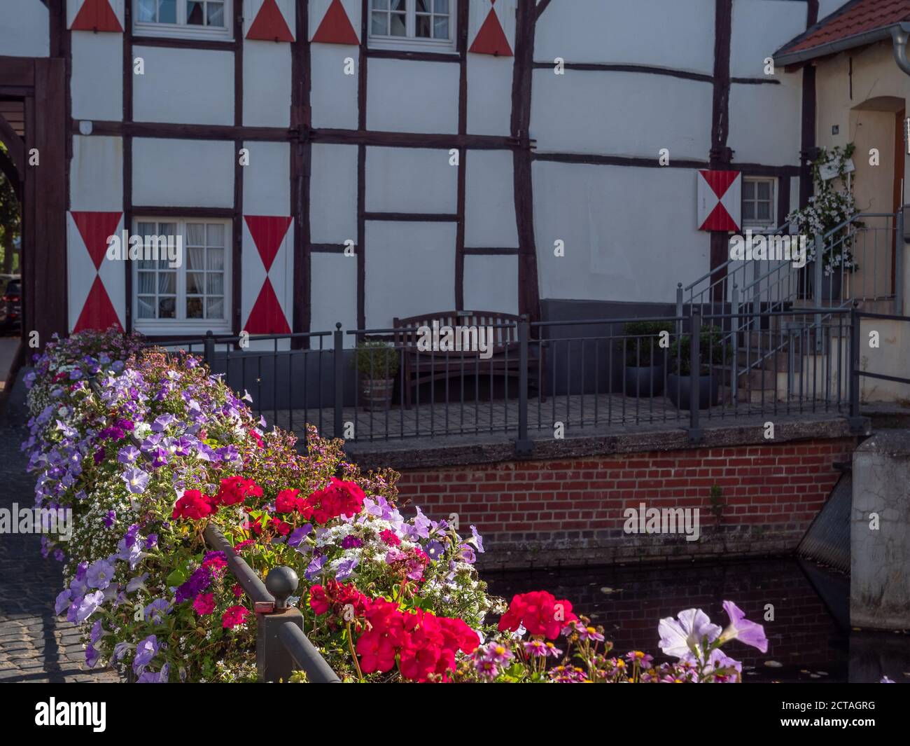 the small german village of gemen Stock Photo - Alamy