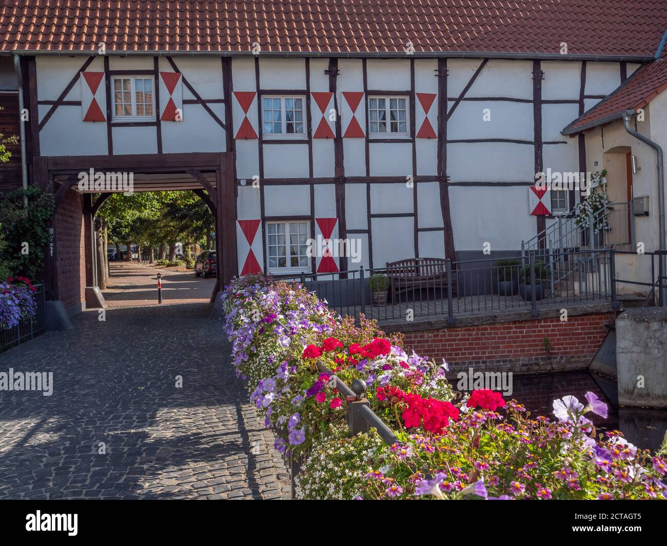 the small german village of gemen Stock Photo - Alamy
