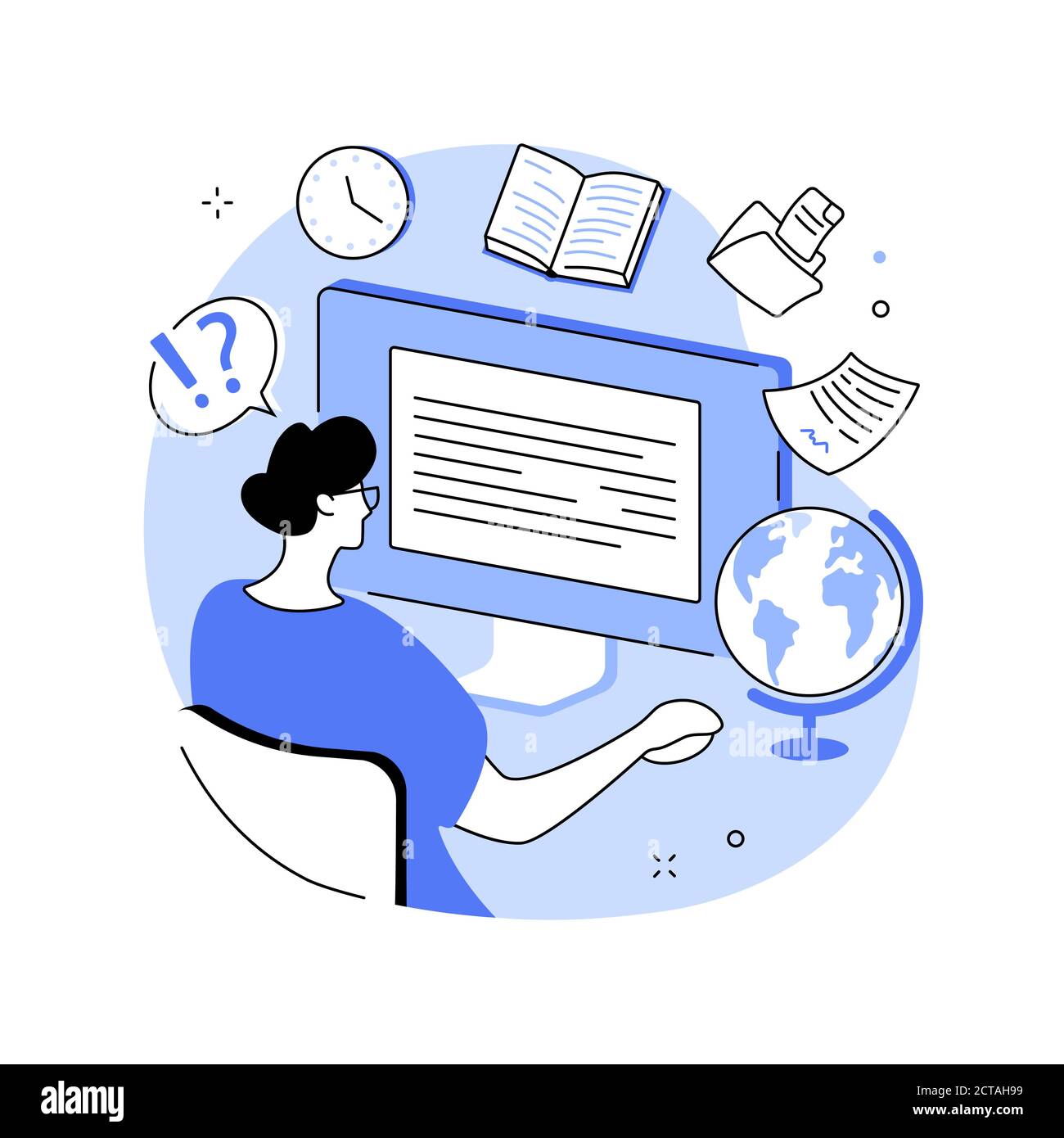 Flipped learning Stock Vector Images - Alamy