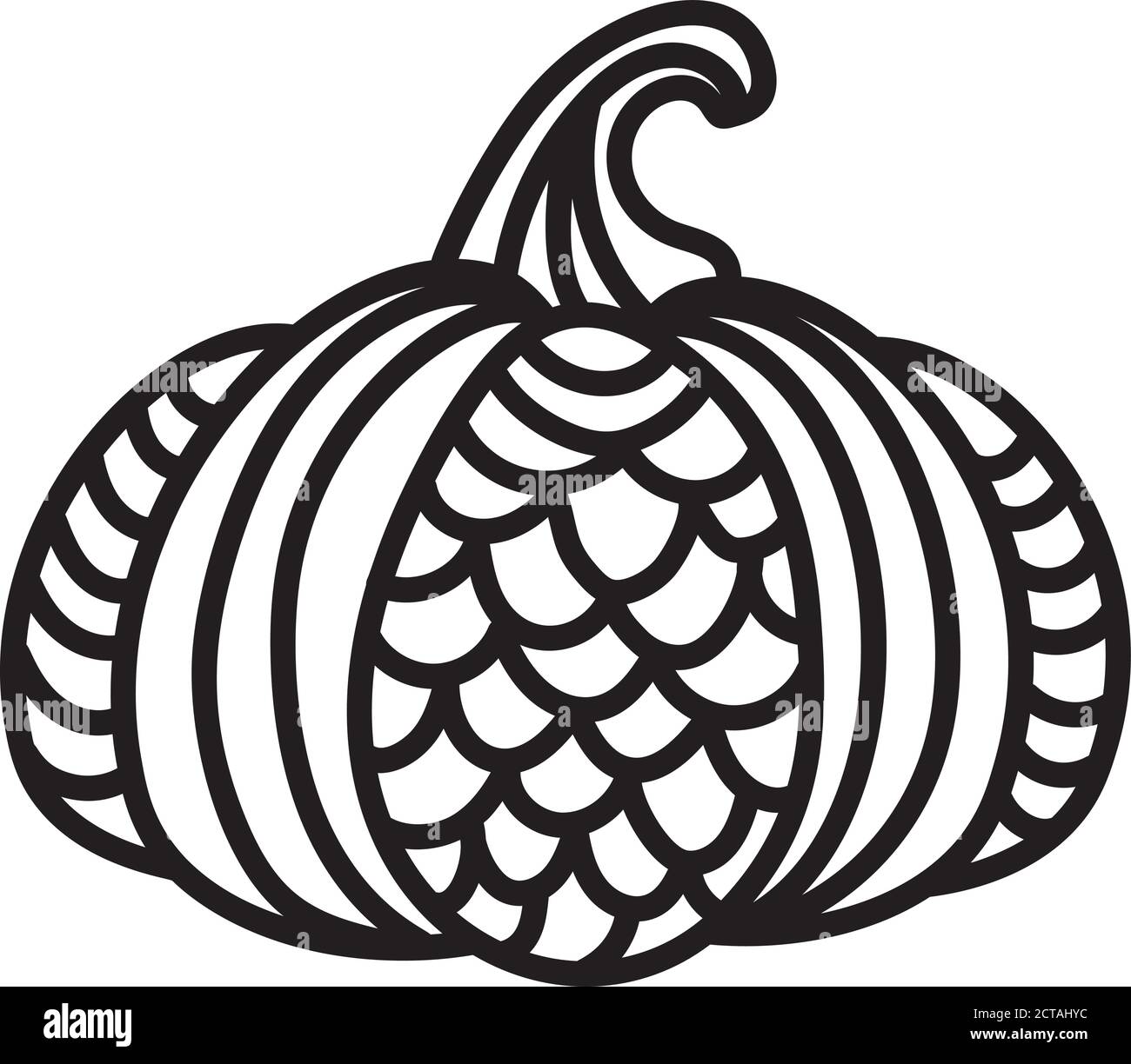 Laser vector cutting template pumpkin for autumn holiday Thanksgiving ...