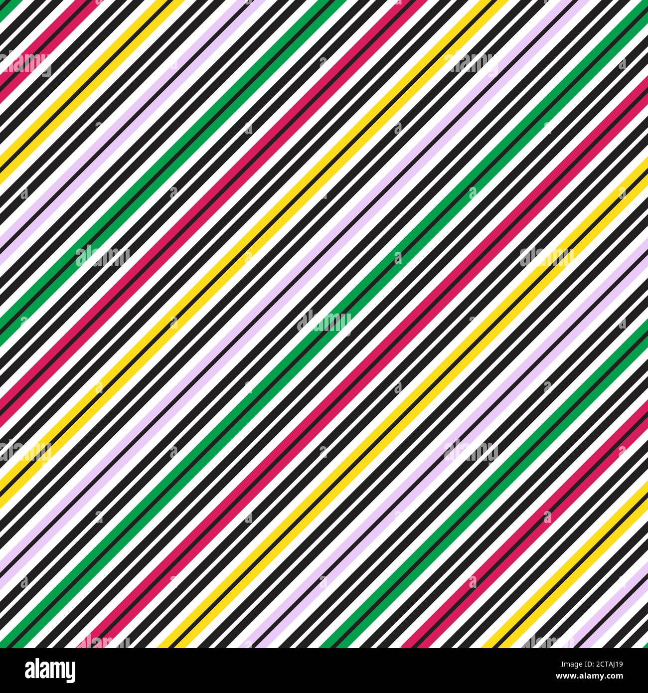 Rainbow diagonal striped seamless pattern background suitable for ...