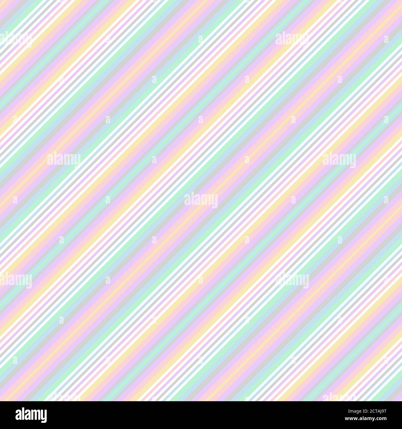 Rainbow diagonal striped seamless pattern background suitable for ...