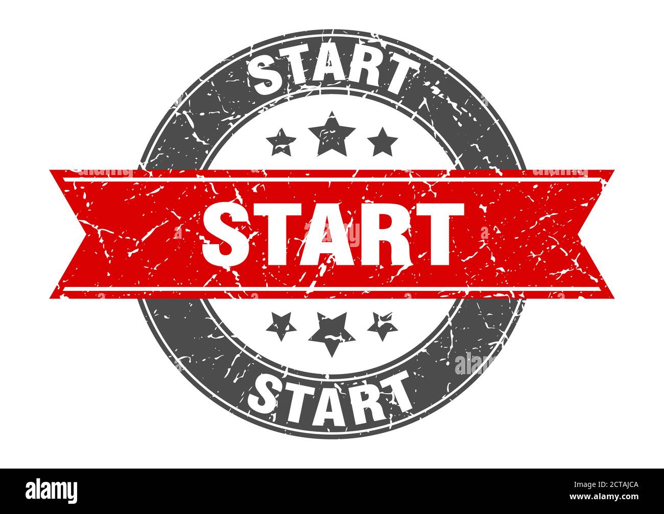 start round stamp with ribbon. sign. label Stock Vector Image & Art - Alamy