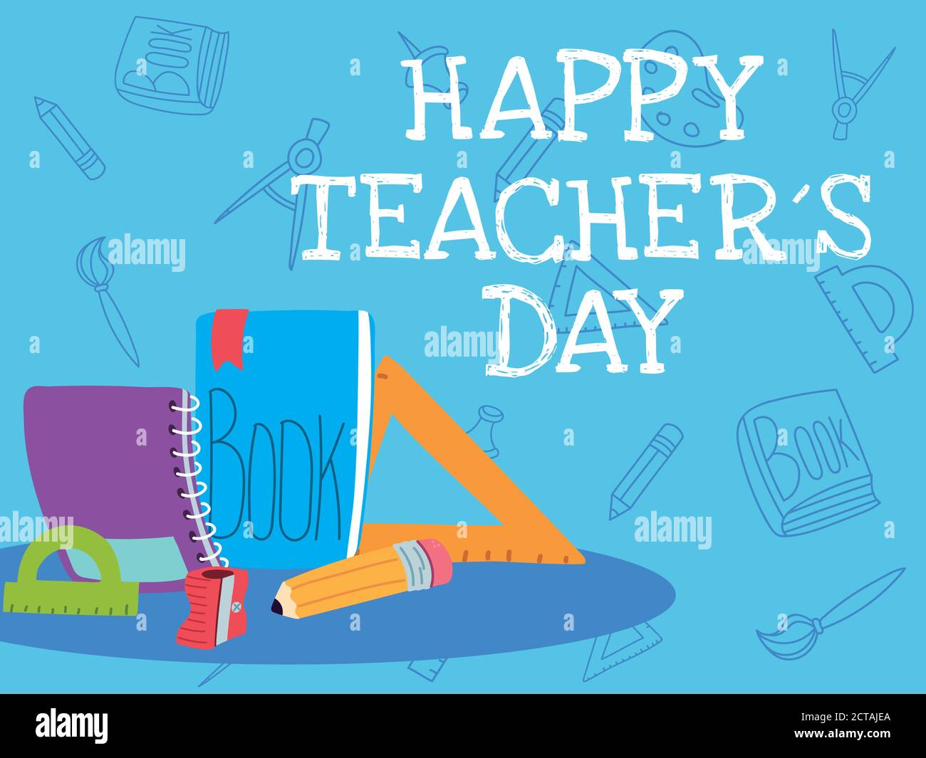 Teachers Day Greeting Cards Poster