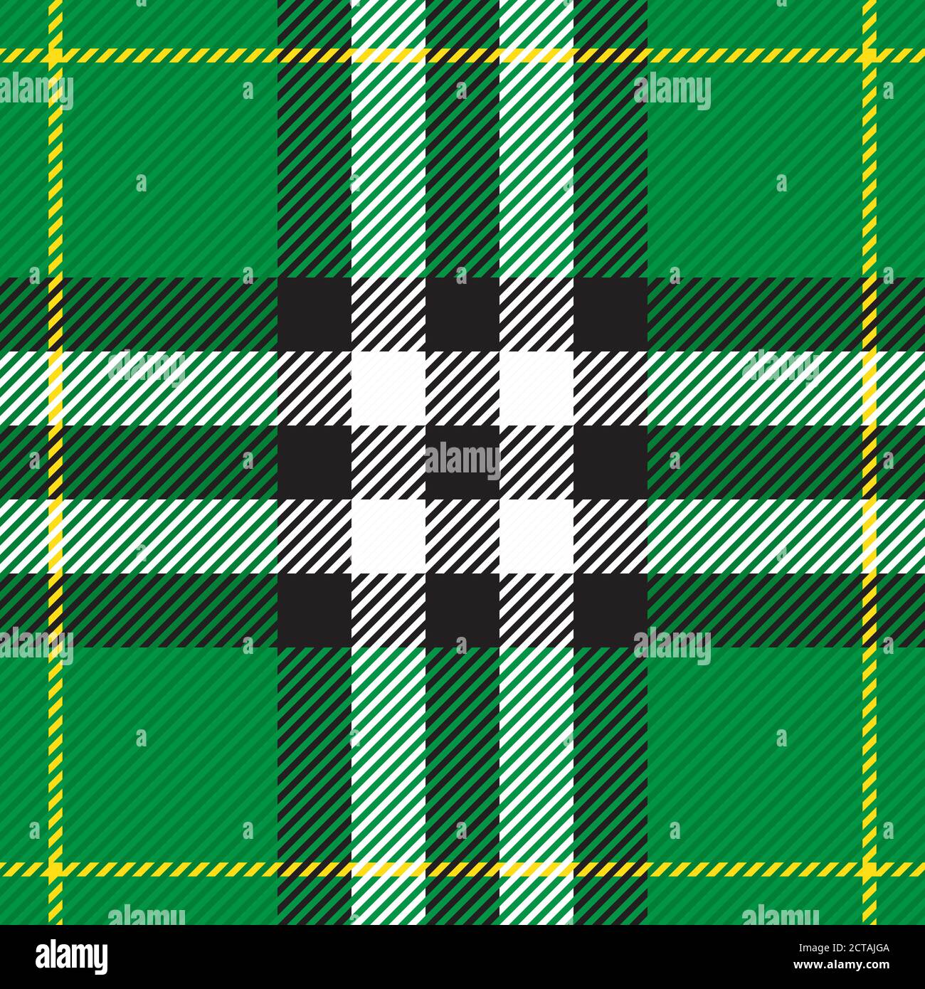 Classic tartan texture seamless pattern. Traditional Scottish checkered ...