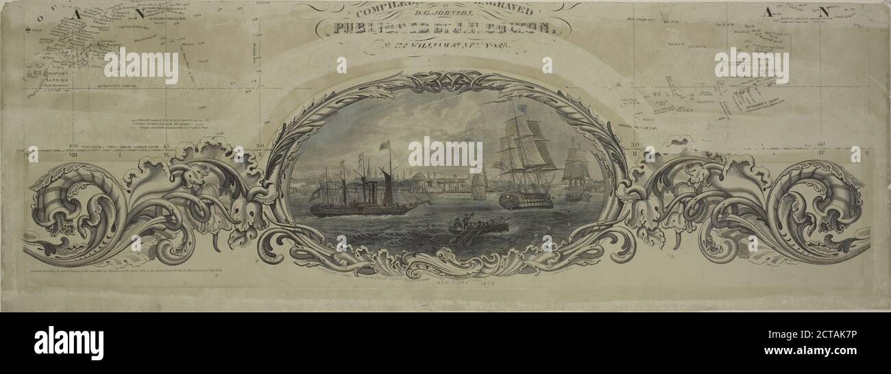 New York., still image, Prints, 1848, Johnson, David G., engraver Stock ...