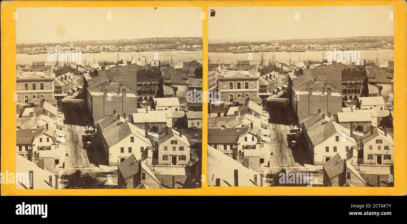 View of Portland, Maine., still image, Stereographs, 1850 - 1930 Stock ...