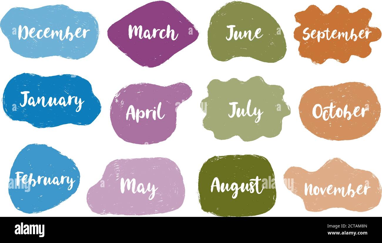 Bubble speech calendar collection communicate. Hand drawn doodle Stock ...
