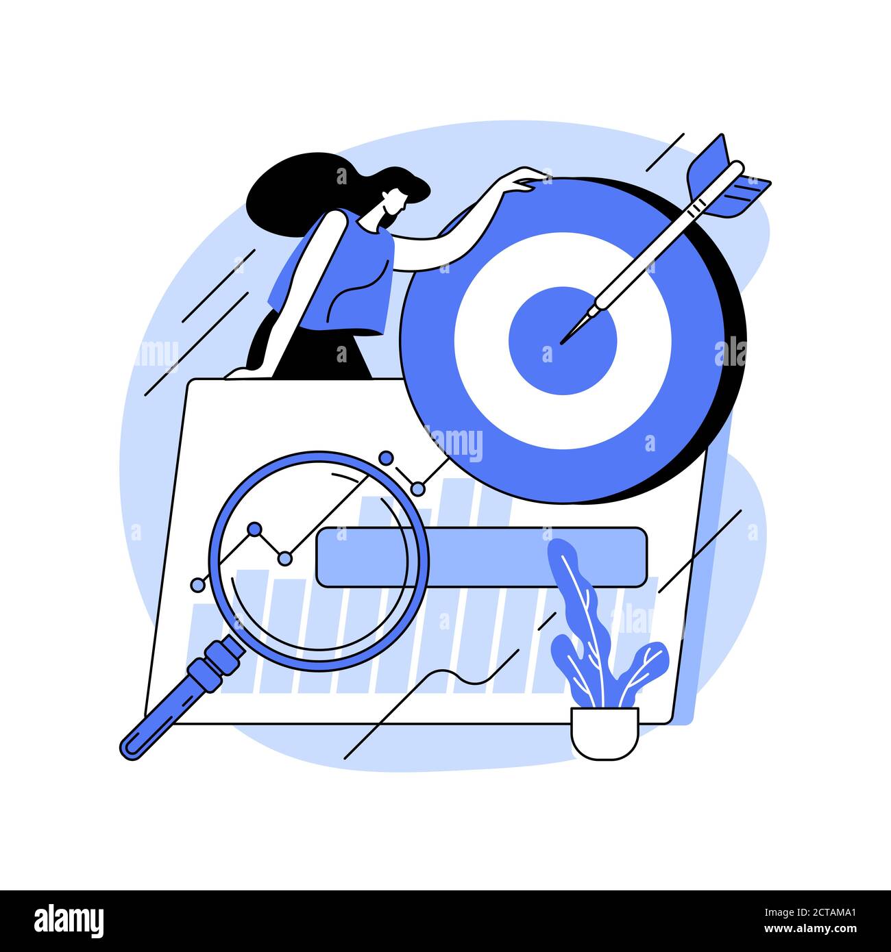 Data driven sales Stock Vector Images - Alamy