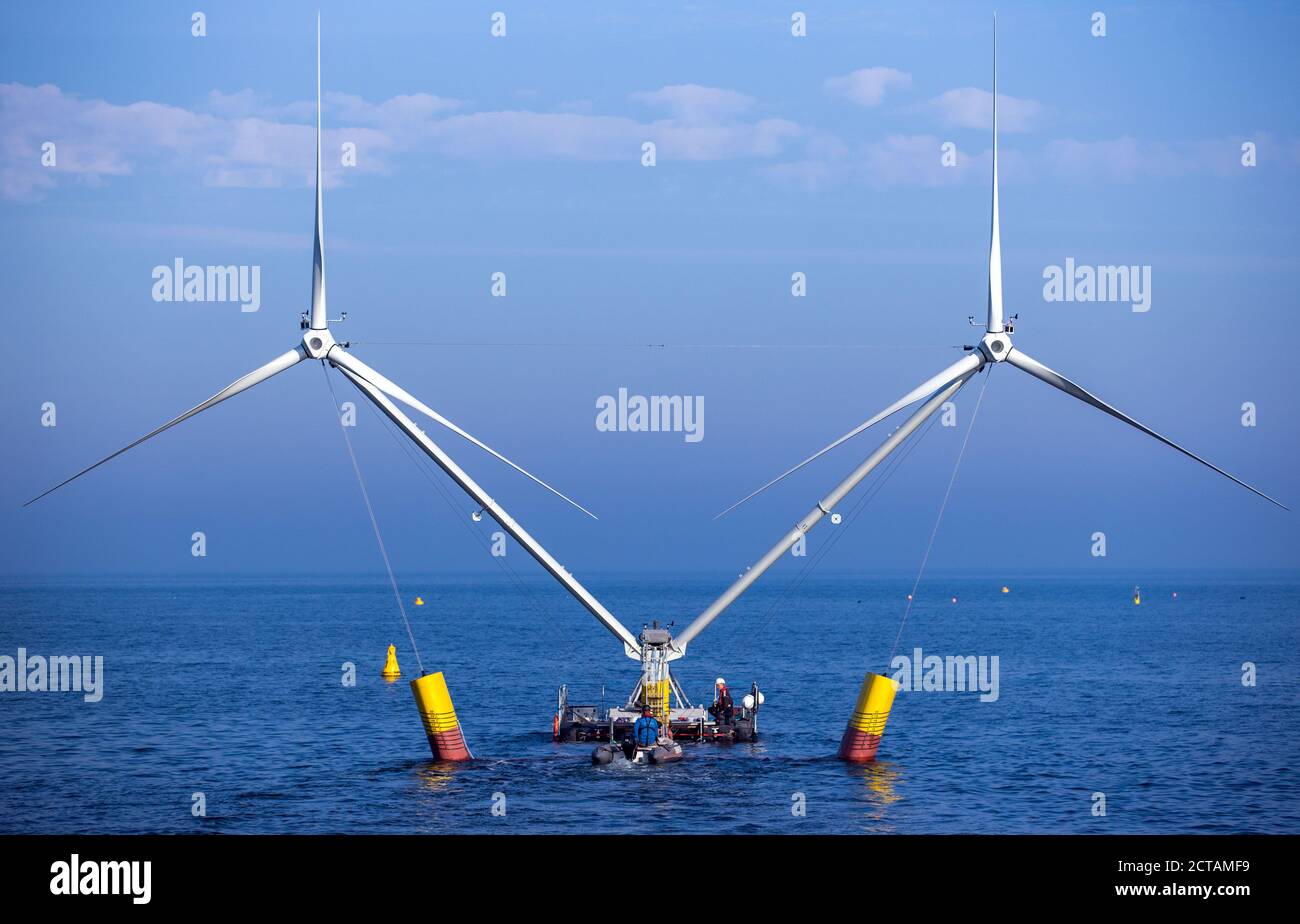 16 September 2020, Mecklenburg-Western Pomerania, Vierow: For test ...