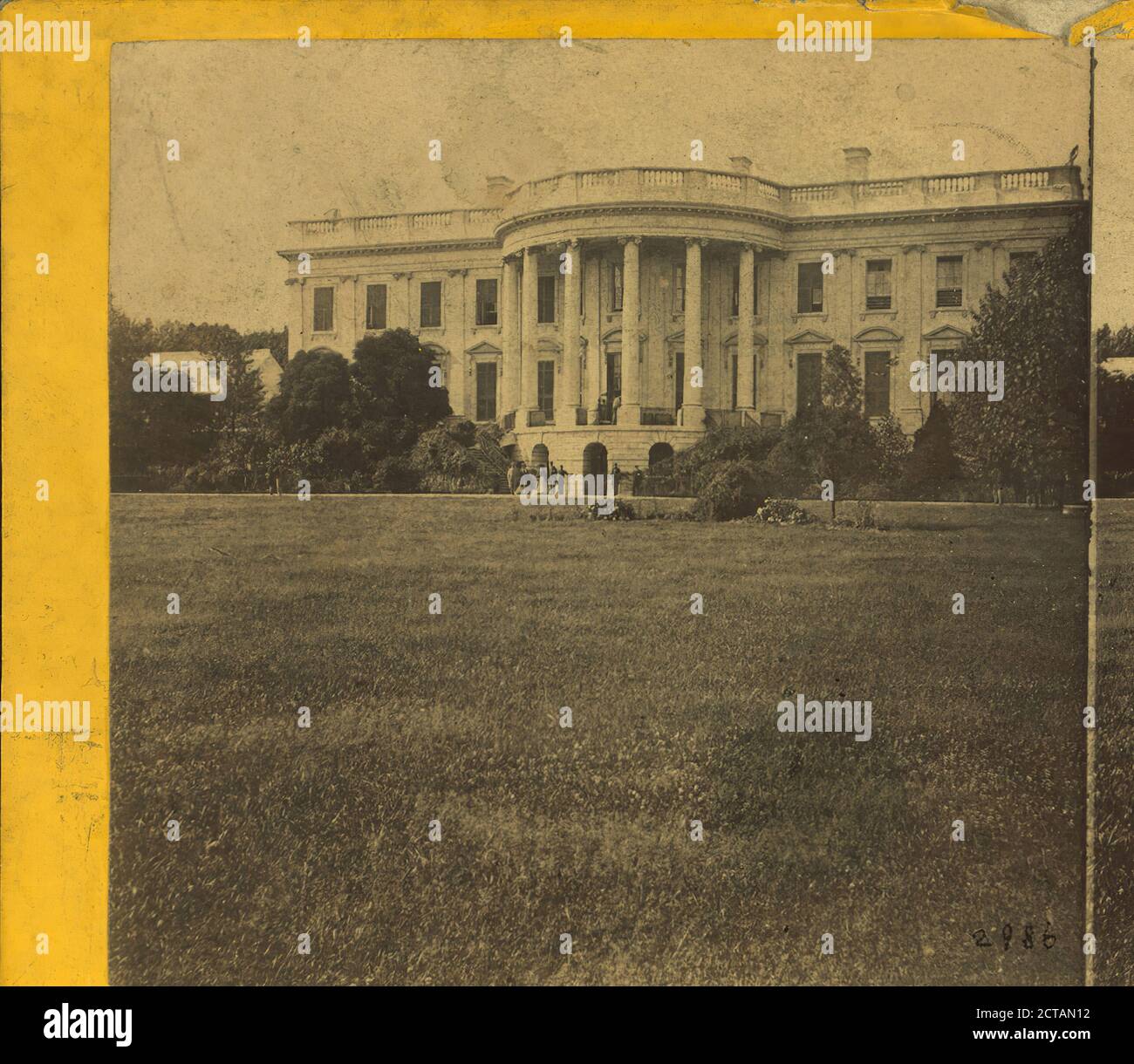 White House, Front View., E. & H.T. Anthony (Firm), 1860, Washington (D ...