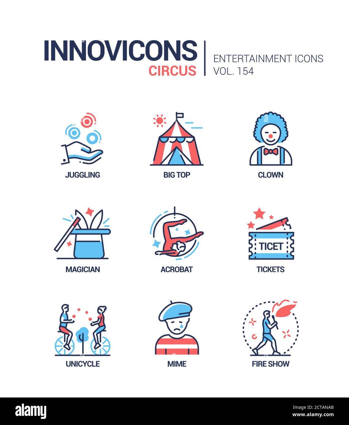 Circus big top chapiteau Stock Vector Images - Alamy