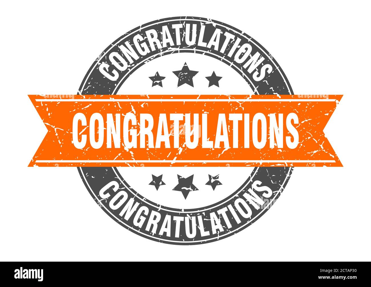 Congratulations stamp round sign hi-res stock photography and images ...