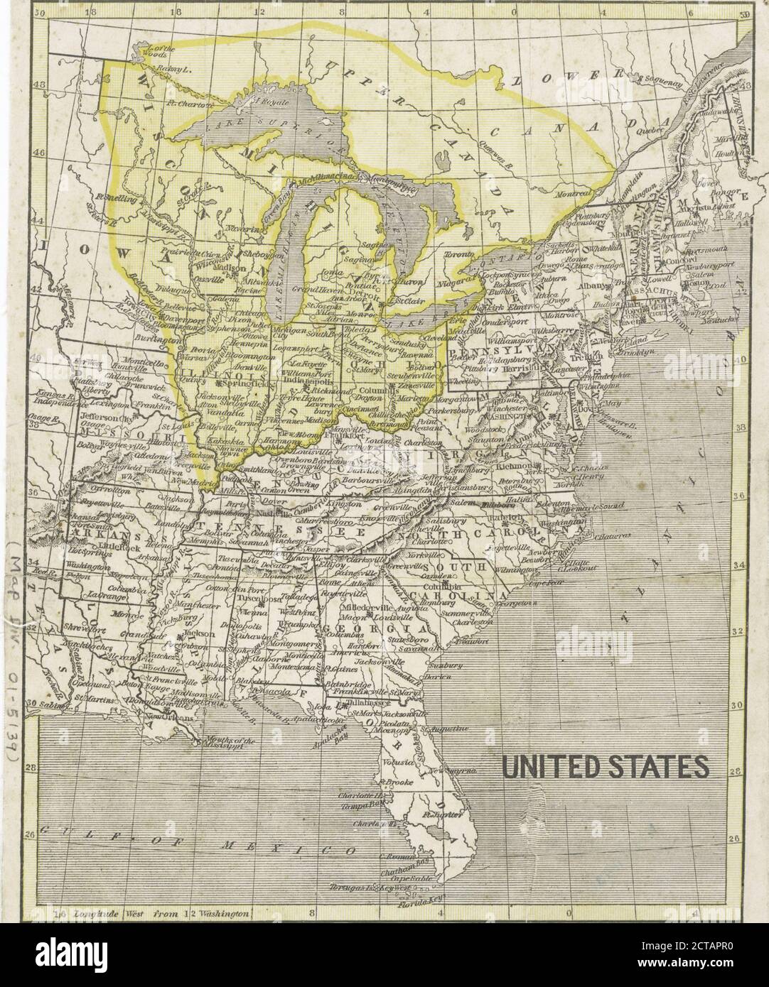 States maps hi-res stock photography and images - Alamy
