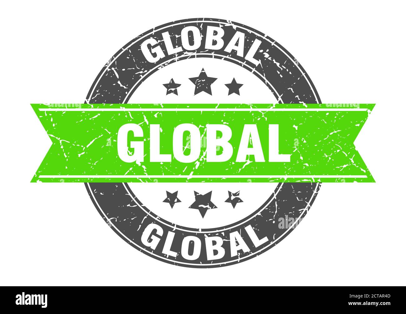 global round stamp with ribbon. sign. label Stock Vector Image & Art ...