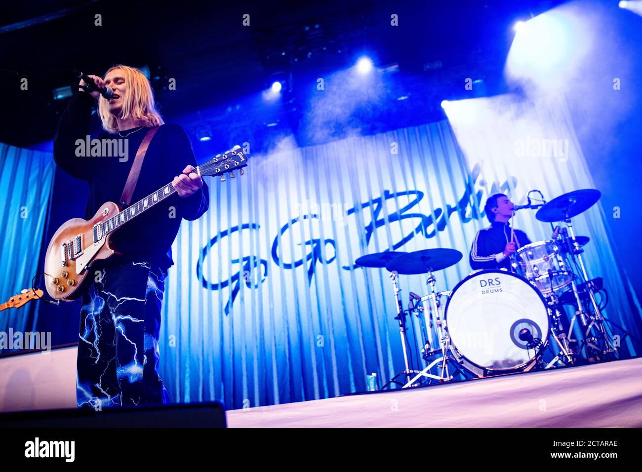 Copenhagen, Denmark. 17th, September 2020. The Danish rock band Go Go ...