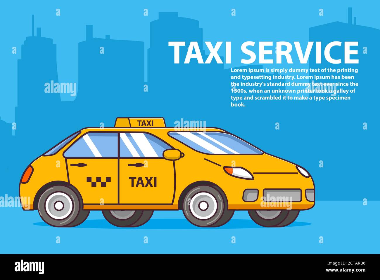 Cartoon cab hi-res stock photography and images - Alamy