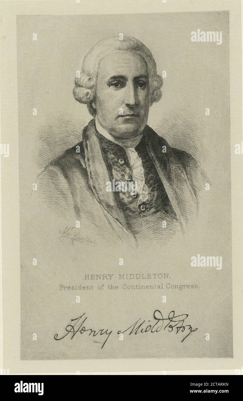 Henry Middleton, President of the Continental Congress., still image ...