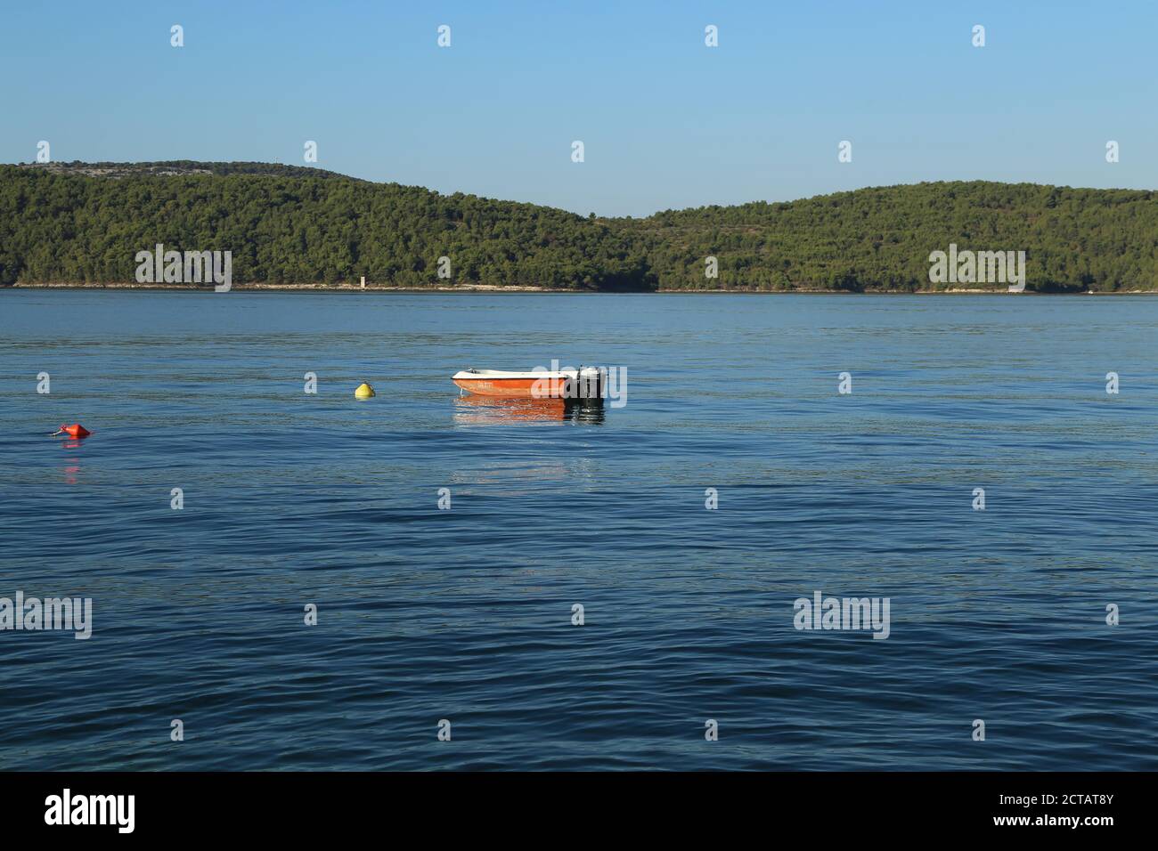 Sunny morning on the sea beach Zablace in Croatia Stock Photo - Alamy