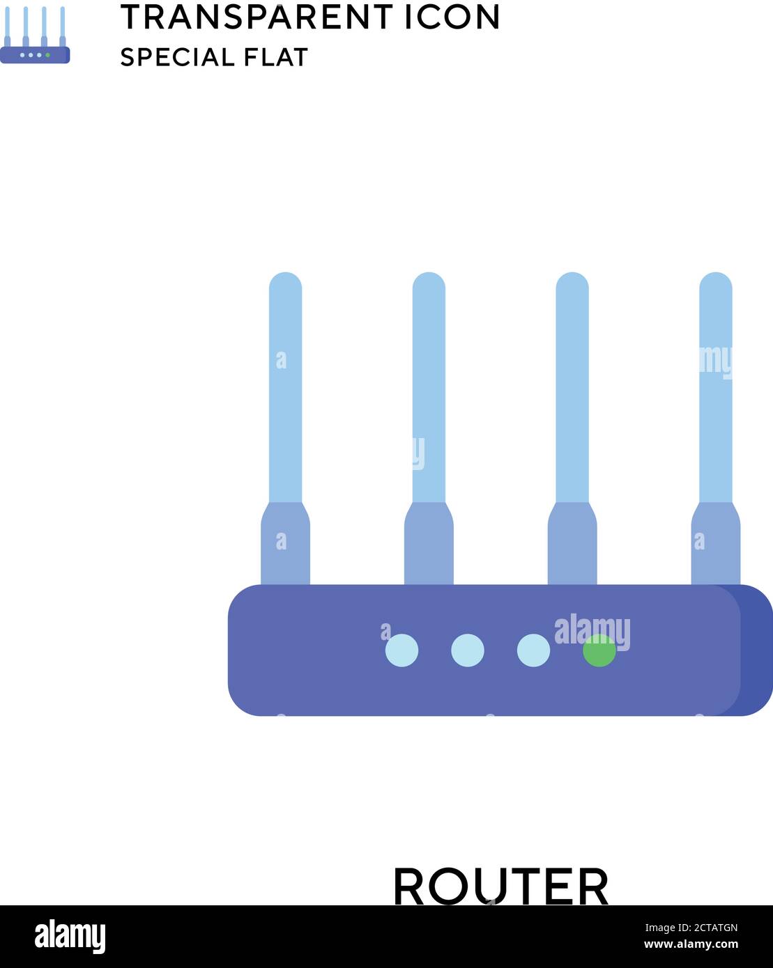 Wan icon vector vectors Stock Vector Images - Alamy