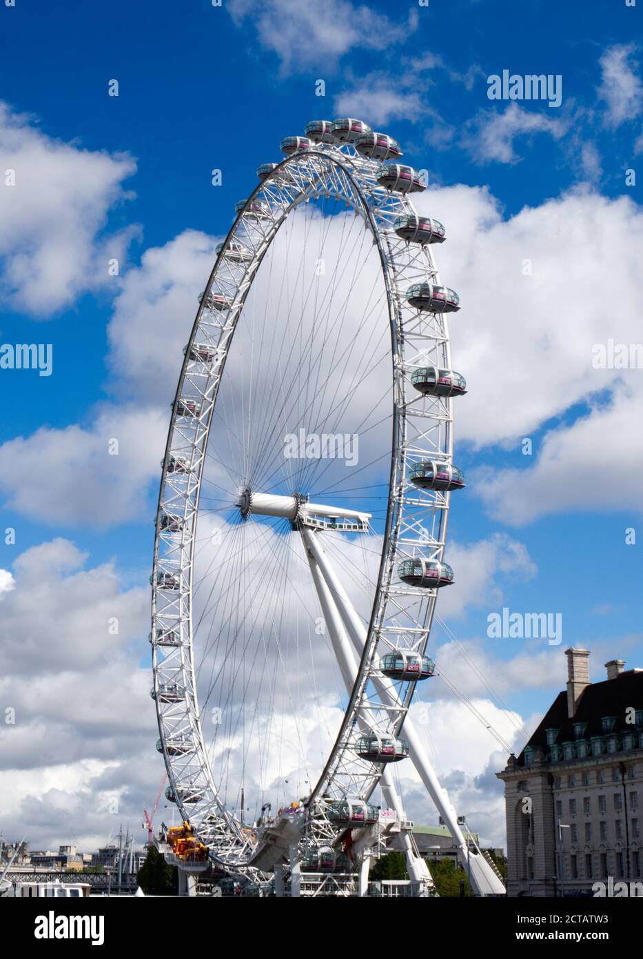 The London Eye is Europes tallest cantilevered observation wheel. One ...