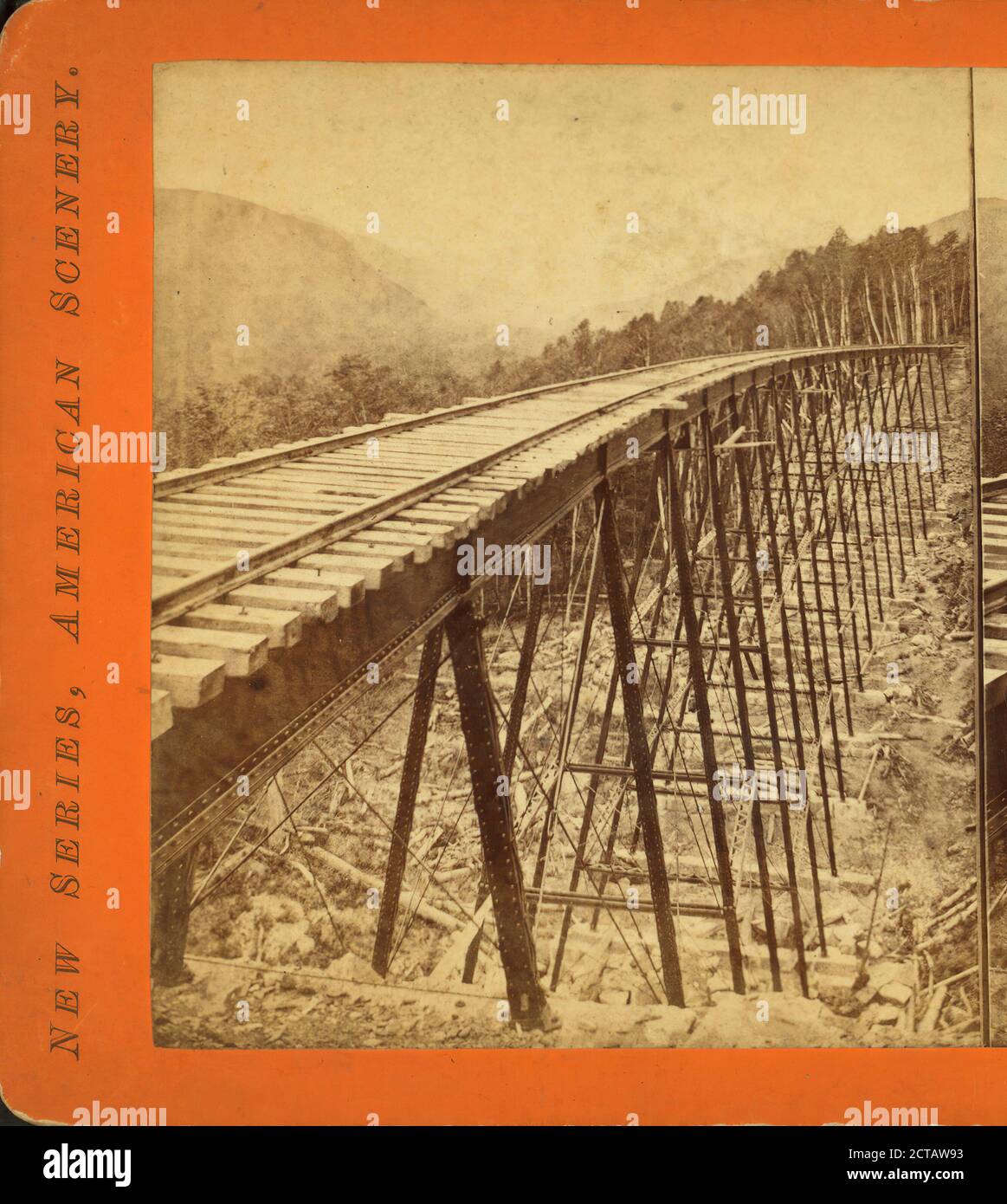 Frankenstein Trestle work. (D) P. & O.R.R., J. W. & J. S. Moulton ...