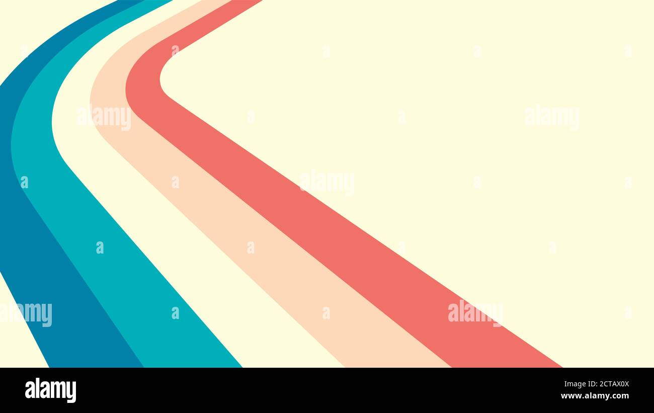 vector illustration of a retro background with stripes Stock Vector ...